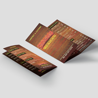 Disposable Menu Printing | Custom Online Disposable Menus | M13 Graphics
